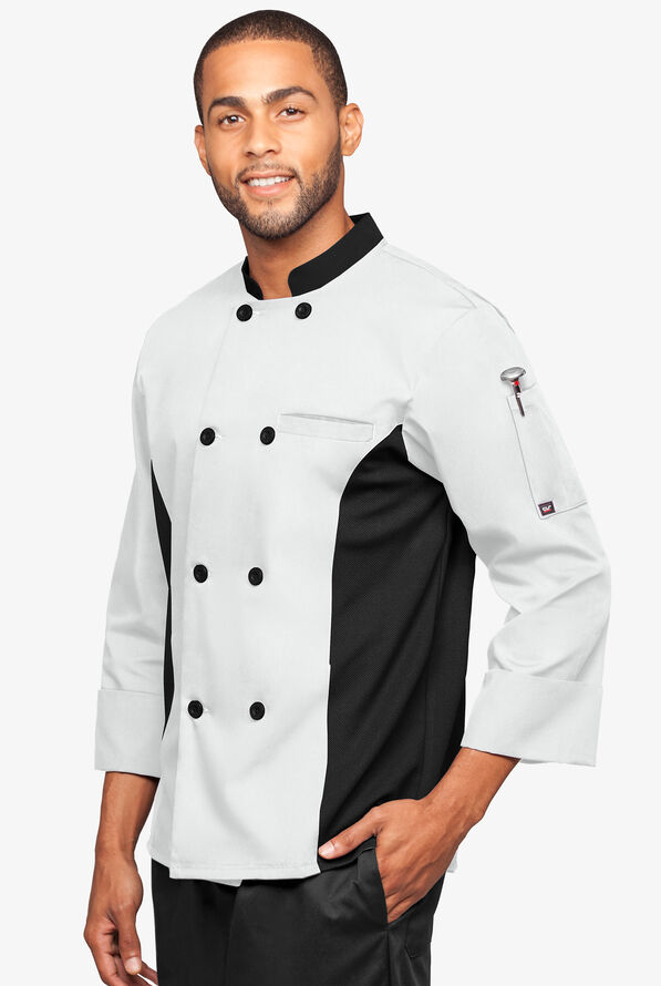 Men's 2-Pocket 3/4 Sleeve Chef Coat | ChefUniforms