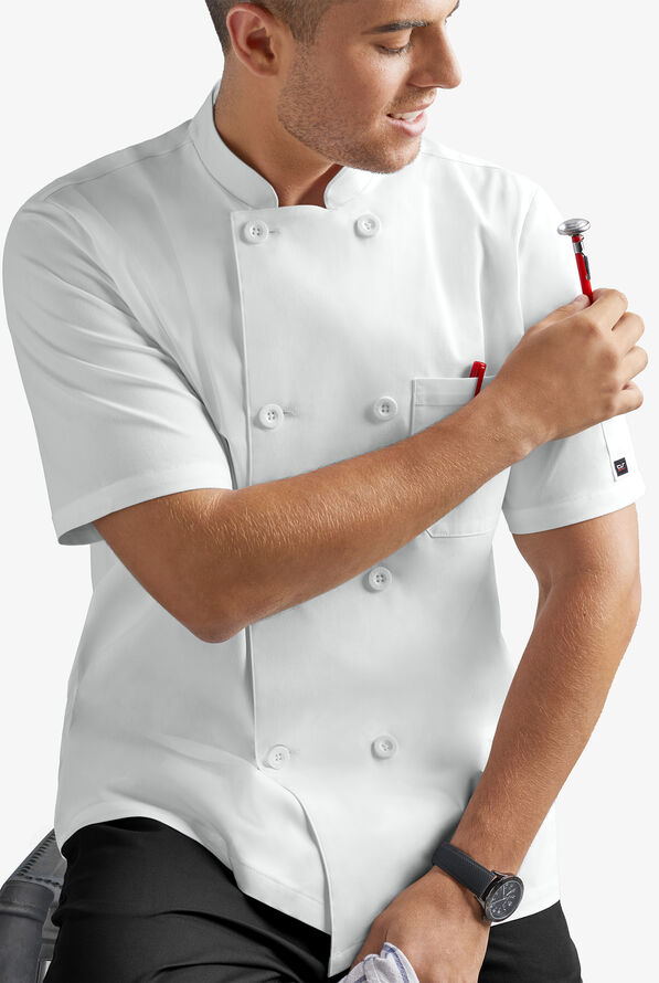 Men's 2-Pocket Short Sleeve Executive Chef Coat | ChefUniforms
