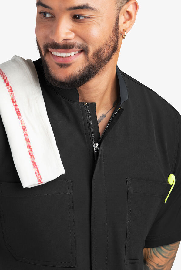 Chef PERFORMANCE Men's Short Sleeve Coat, Modern Chef Coats