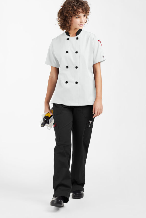 Women's 1-Pocket Short Sleeve Chef Coat | ChefUniforms