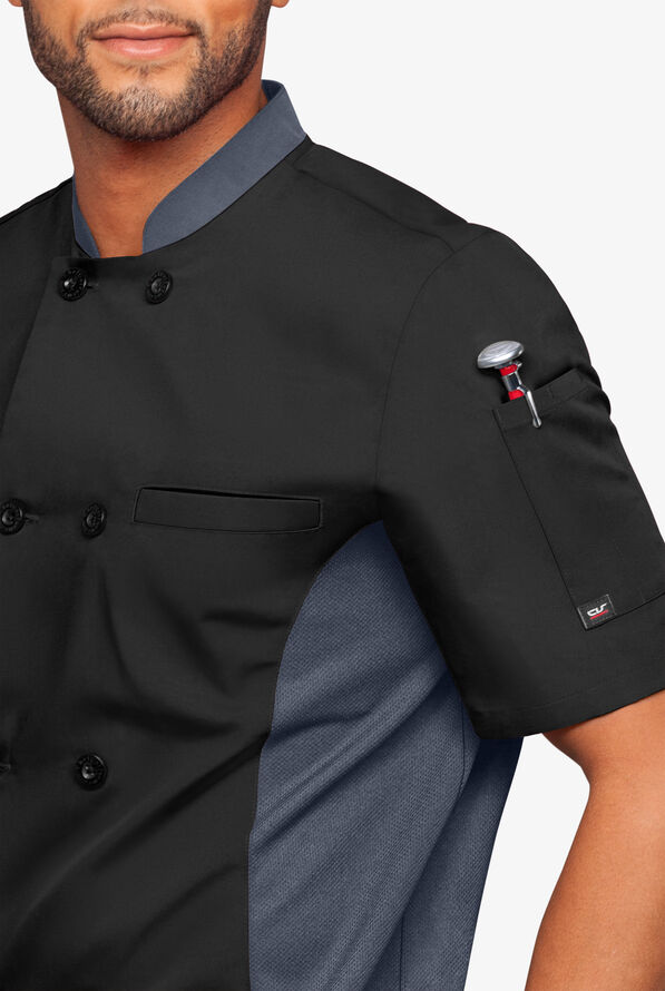 Lightweight Men's Short Sleeve Coat, Men's Lightweight Chef Coats