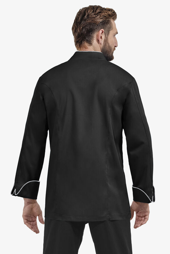 Traditional Fit Men's 2-Pocket Long Sleeve w/ Knotted Cloth Buttons ...