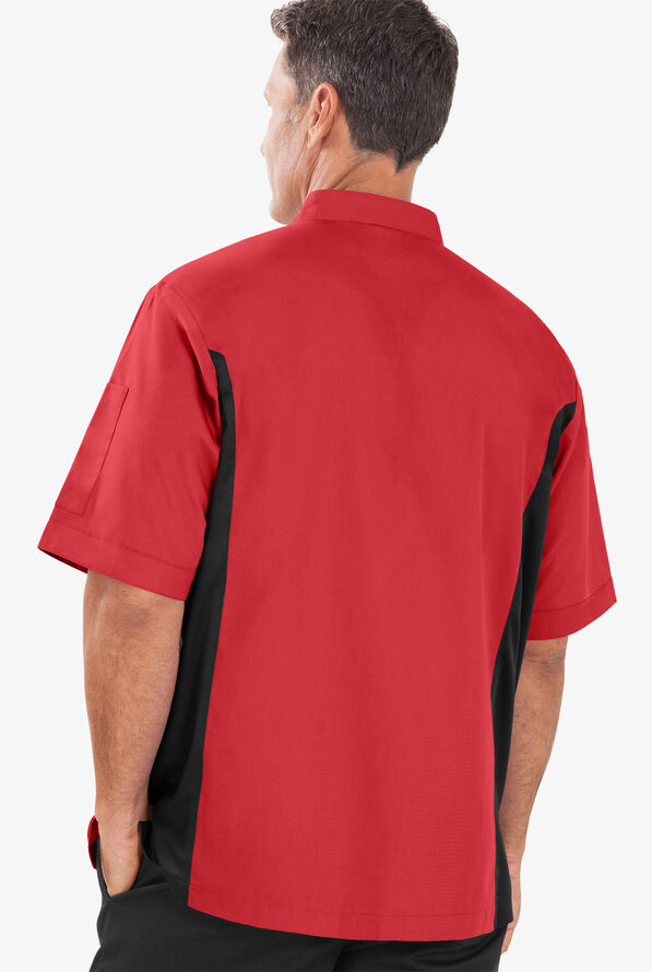 64717 Chef Short Sleeve Coat with Mesh Side Panels, Chef Short Sleeve ...