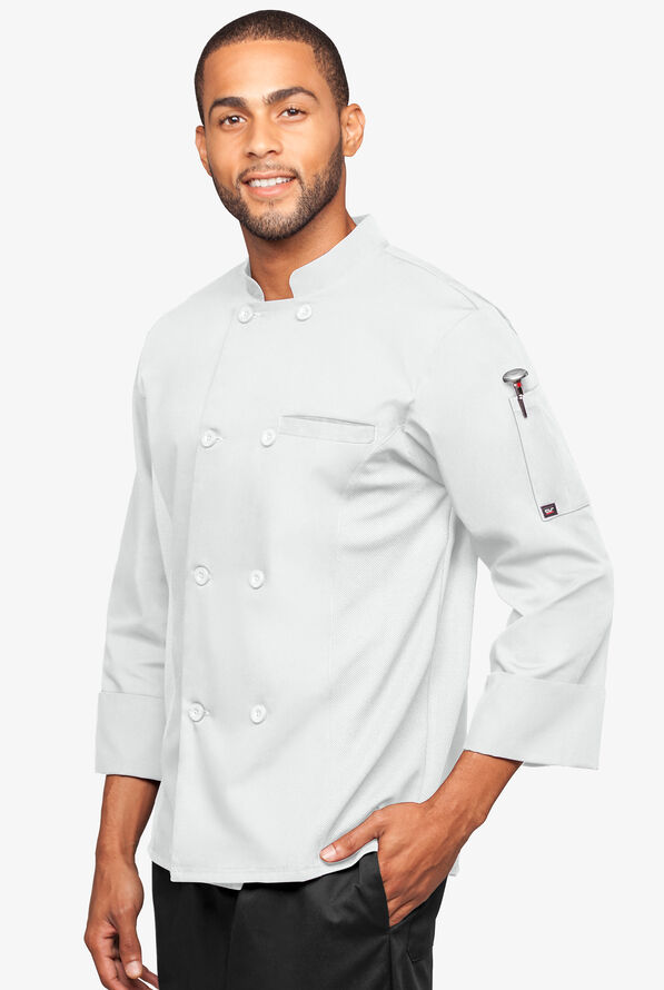 Men's 2-Pocket 3/4 Sleeve Chef Coat | ChefUniforms