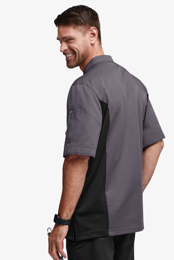 Men's Short Sleeve Snap Front Closure Chef Coat | ChefUniforms