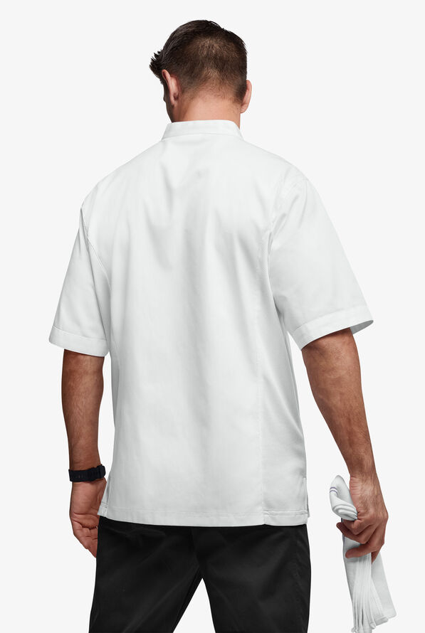 Men's Short Sleeve Snap Front Closure Chef Coat | ChefUniforms