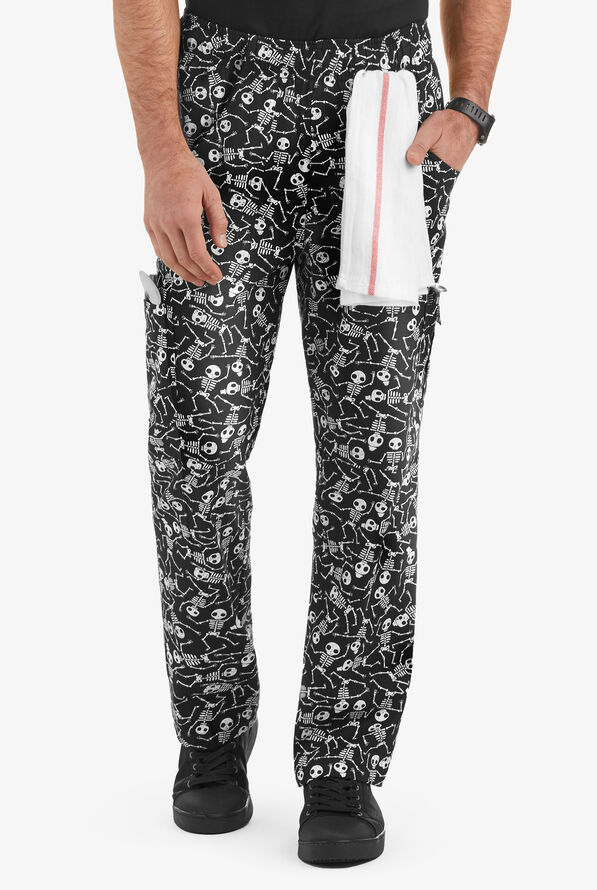 UA CHEF Men's Boneyard Printed Chef Utility Pants, Men's Chef Pants