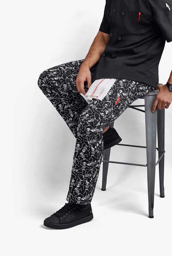 UA CHEF Men's Boneyard Printed Chef Utility Pants, Men's Chef Pants