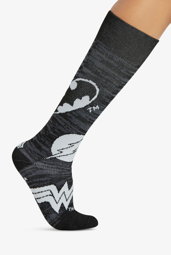 Tooniforms Justice League Men's 10-15 mmHg Light Compression Socks ...