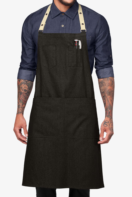 Denim Aprons - Chef apron with Pockets | ChefUniforms
