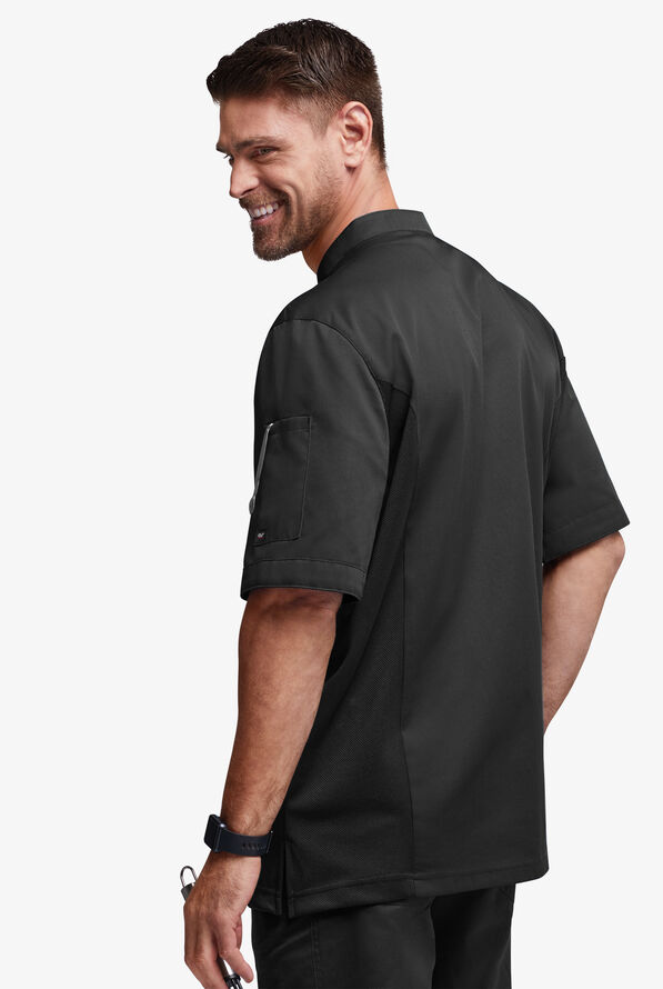 Men's Short Sleeve Snap Front Closure Chef Coat | ChefUniforms