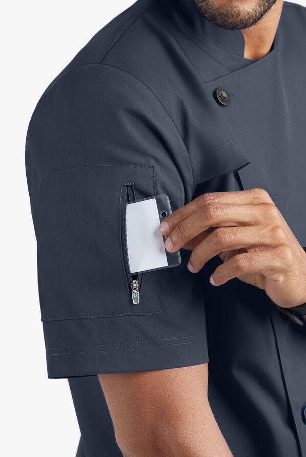 Chef Coat with Hidden Mesh Vents, Modern Chef Coats