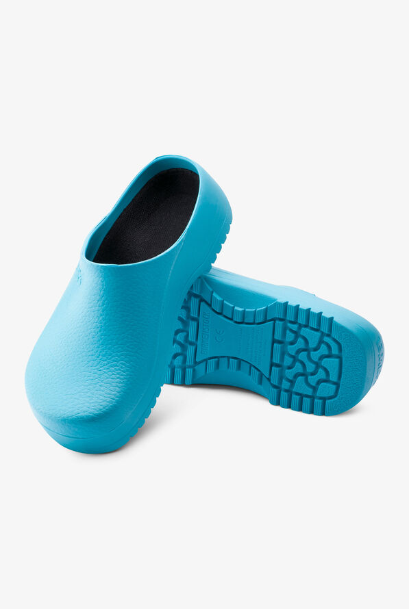 Birkenstock Unisex Super Birki Light Blue Nursing Clogs, Non-Slip Shoes