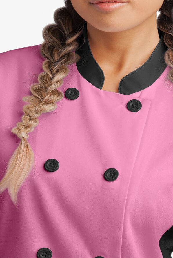 pink chef jacket
