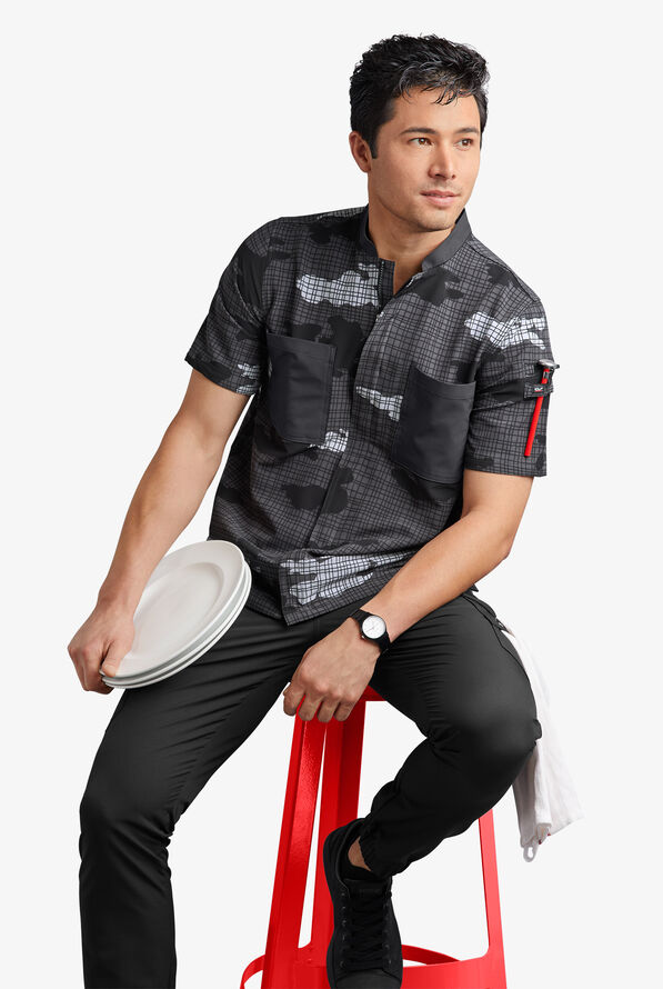 CHEF PERFORMANCE - Men's Zipper Closure Chef Coat, Chef Coats