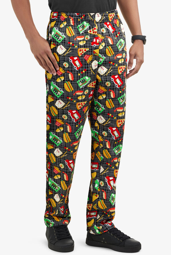 retro chef pants