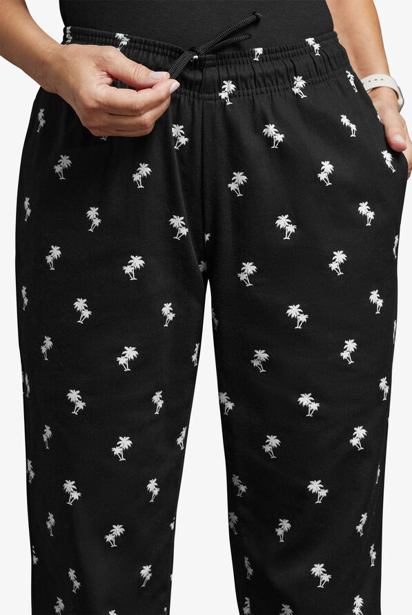 UA CHEF Bahama Palms Women's 4-Pocket Elastic Waistband Printed Chef ...