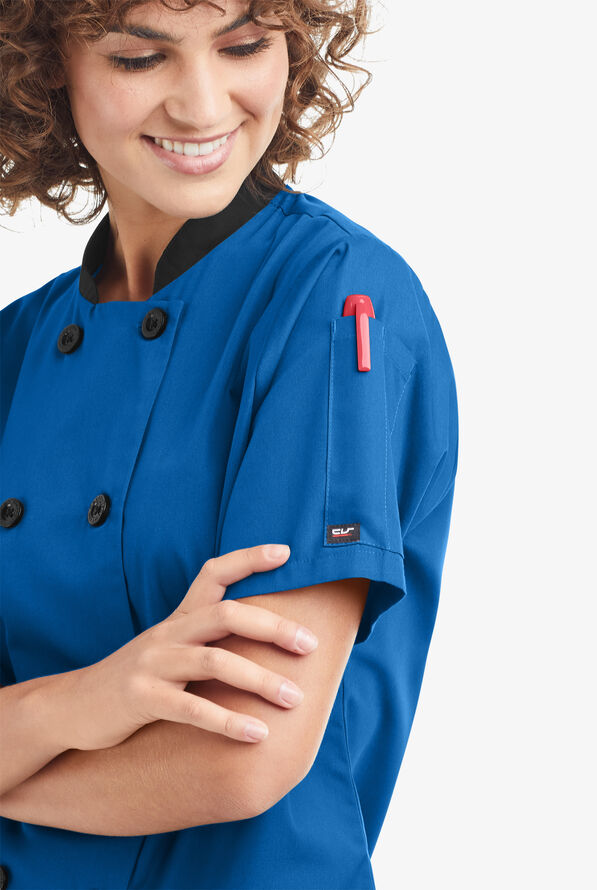 Women's 1-Pocket Short Sleeve Chef Coat | ChefUniforms
