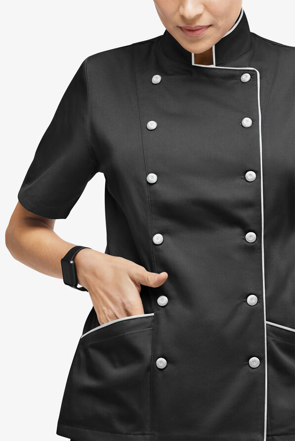 Women's 3-Pocket Short Sleeve Executive Chef Coat| ChefUniforms