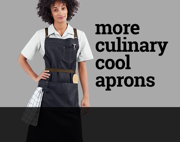Industry Line Cross Back Denim Unisex 5-Pocket Bib Chef Apron, Cooking Wear