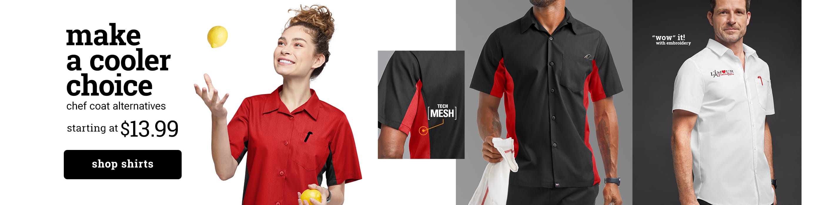 Chef Uniforms, Chef work uniforms and workwear by ChefUniforms.com