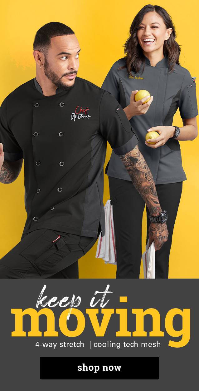 Stretch Chef Coats at ChefUniforms.com