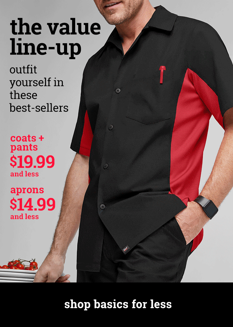 Chef Uniforms, Chef work uniforms and workwear by ChefUniforms.com