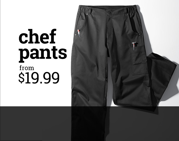 Solid Chef Pants | Chef Solid Pants | Chef Apparel | ChefUniforms.com