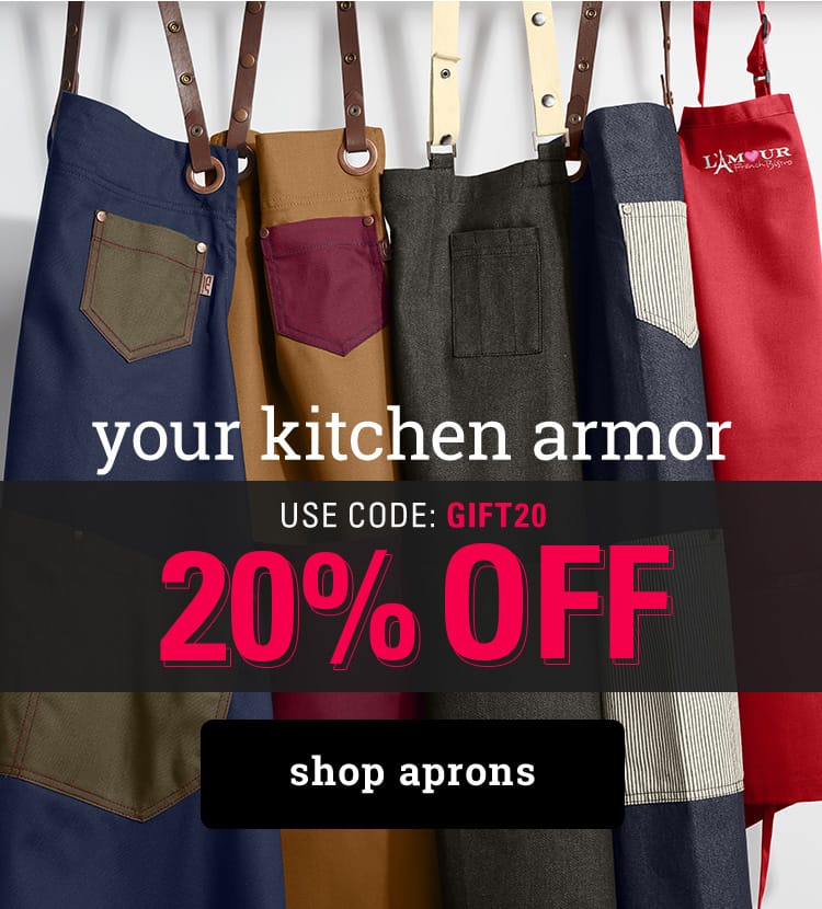 Gran colección de uniformes de chef de calidad única exclusivamente por ChefUniforms.com