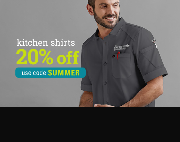 Kitchen Shirts and Chef Shirts at ChefUniforms.com